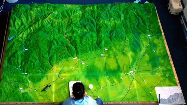 Terrain Models – Topographic Models | Architectural Model Makers
