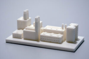 Factory scale model 3D printed | Architectural Model Makers